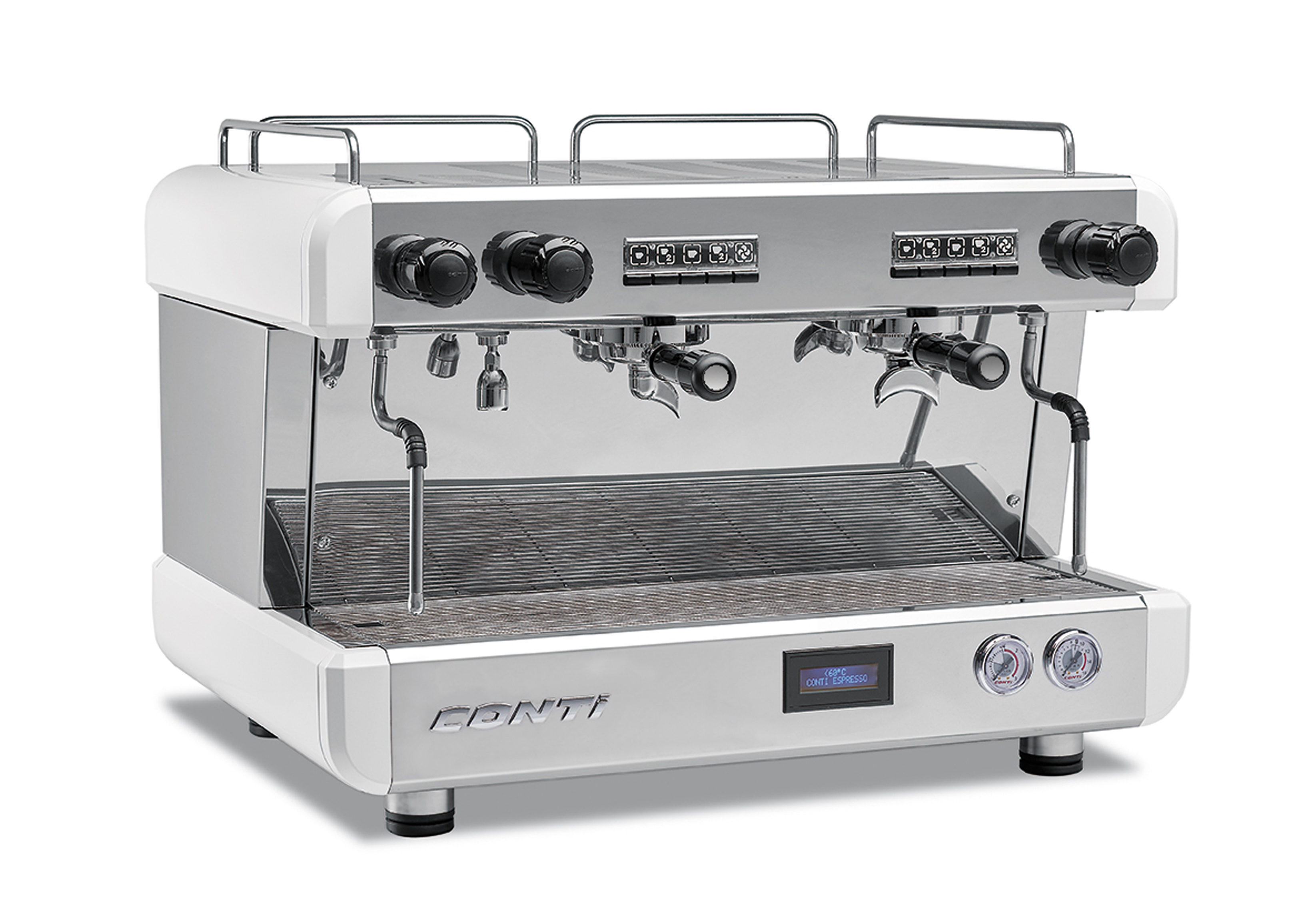 Conti CC100 2 groeps espressomachine + Pid syst. wit